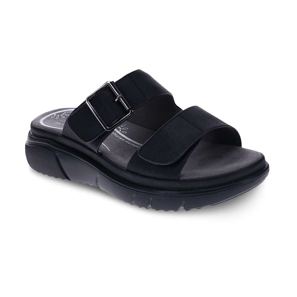 Rage Slide Sandal - Black – Comfort Co Shoes New Zealand